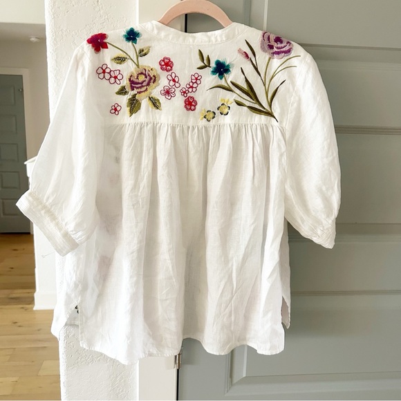 Johnny Was | Tops | Nwt Johnny Was Jessi Shirred Yoke Blouse ...